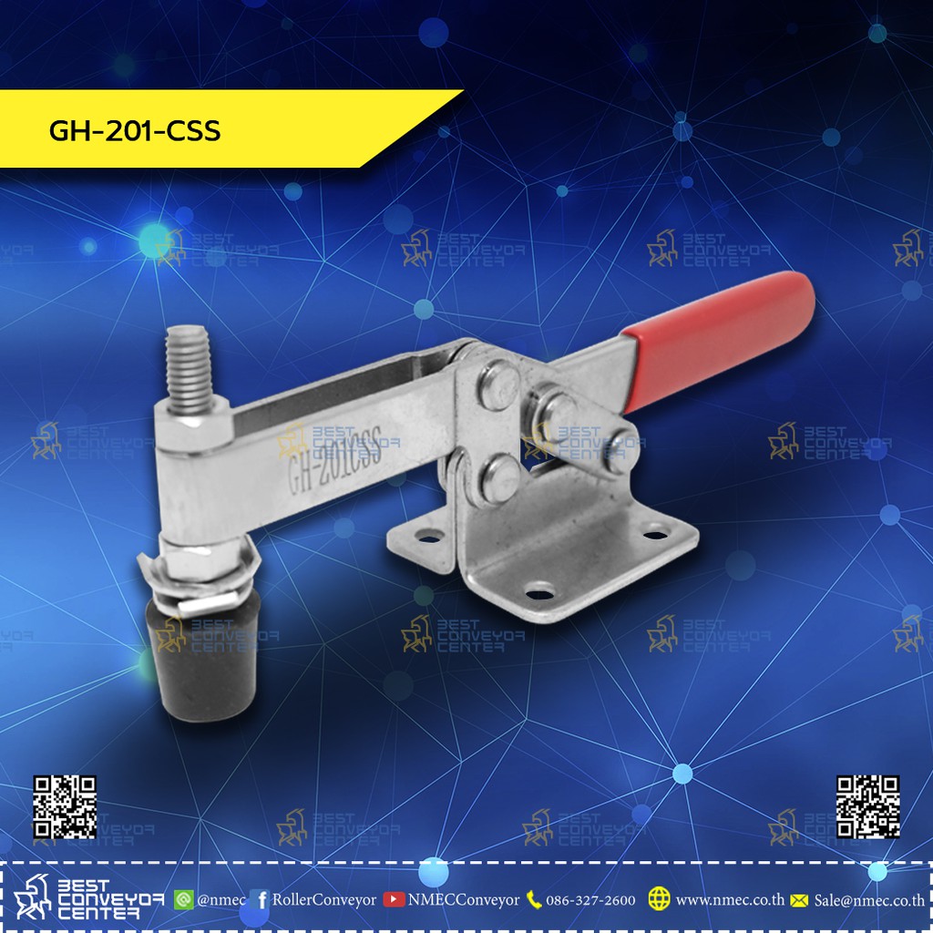 Toggle Clamp แบบแนวนอน GH-201-CSS | Shopee Thailand