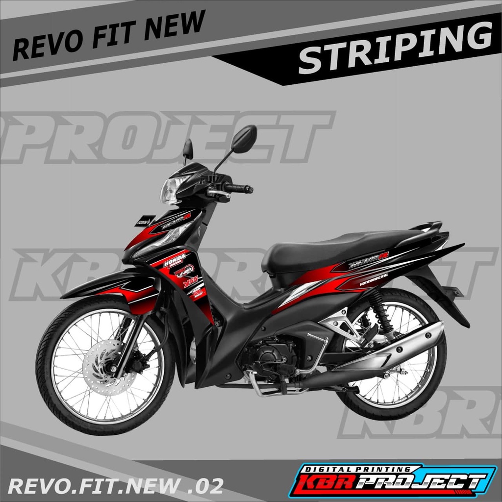 สติ๊กเกอร์ STRIPING LIST VARIATION REVO FI NEW / REVO FIT INJECTION ...