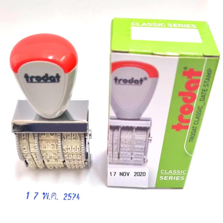 trodat TR-1010 ตรายางวันที่ มีทั้งภาษาไทยและภาษาอังกฤษ / พ.ศ.เลขอารบิก ...