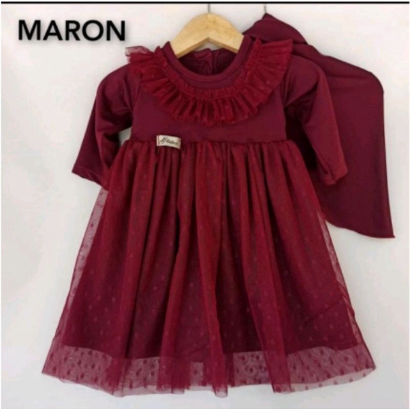 Baby & girl Gamis / น่ารักและน่ารัก alika / S 0-6 เดือน M 6 เดือน-1 ปี ...