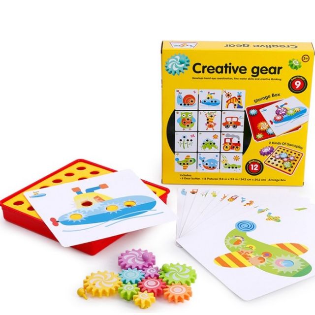 ⚙️ Creative Gear ⚙️ ของเล่นฟันเฟืองเสริมพัฒนาการ WCT | Shopee Thailand