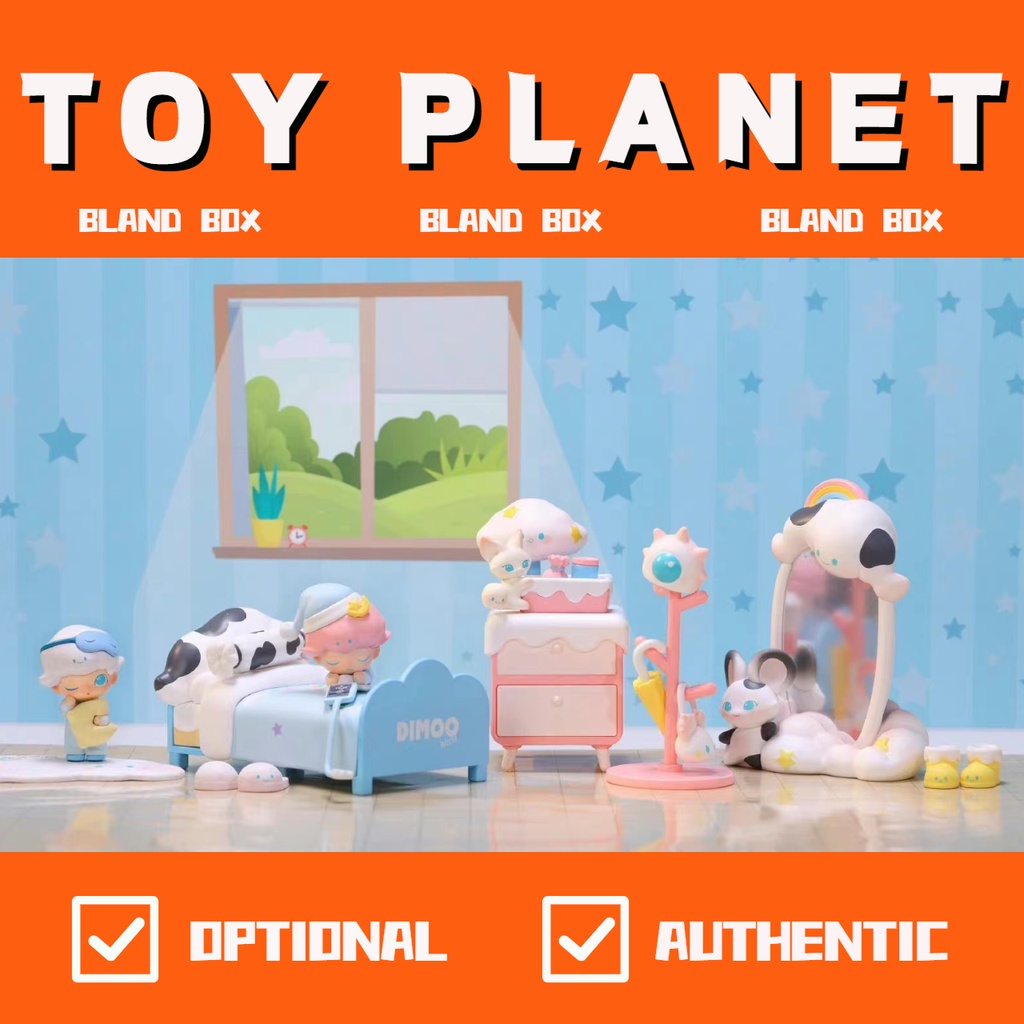 [ Toy PLANET ] POP MART Popmart ART TOY DIMOO Home Body Series กล ่ อง ...