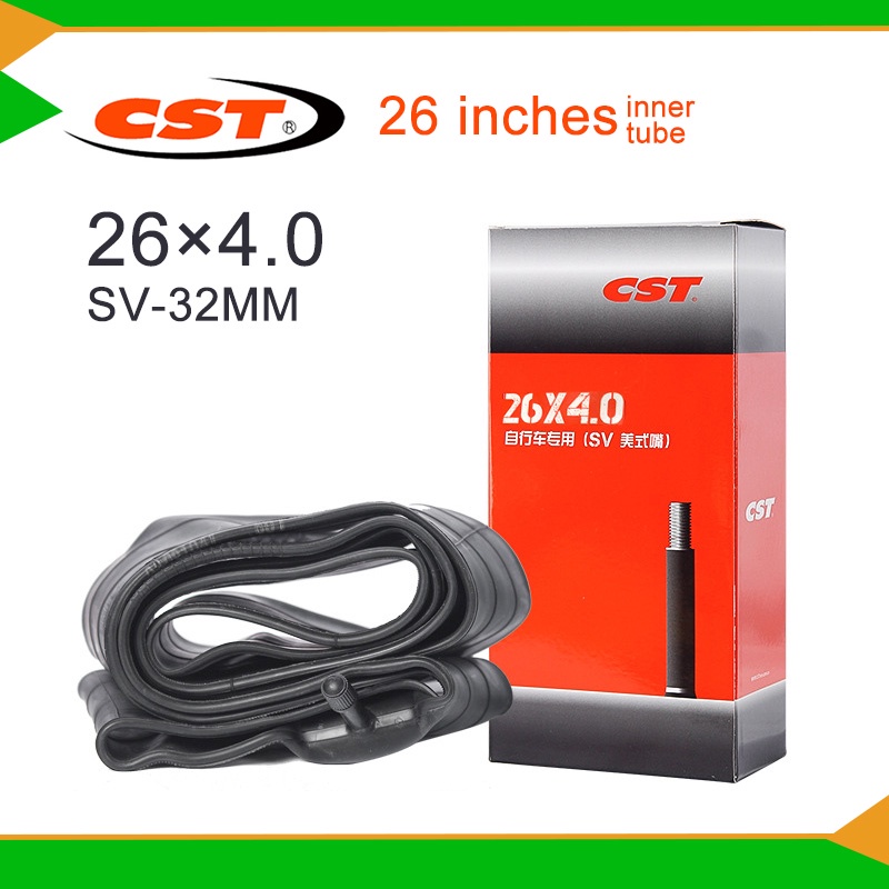ยางในรถจักรยานเสือภูเขา CST 20 24 26 นิ้ว 20X3.5/4.0 24X4.0 26X4.0 SV 32 มม. 1 ชิ้น | Shopee ...