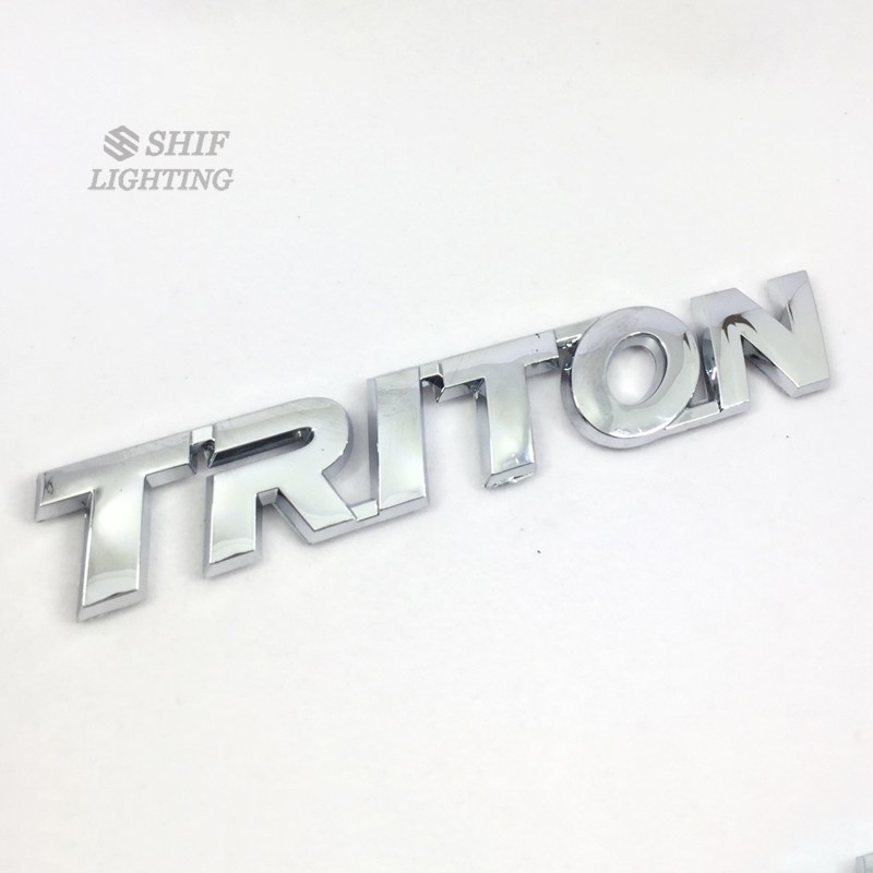 ABS Silver TRITON Letter Logo สติ๊กเกอร์ตราสัญลักษณ์หลังรถยนต์ | Shopee ...