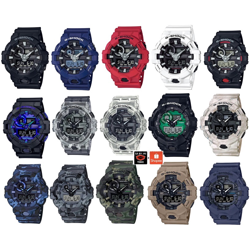 แท้ CMG 100 % GA-700 G-Shock Standard ANA-DIGI GA-700-1B ,GA-700-2A, GA-700-4A,GA-700-7A ประกัน ...