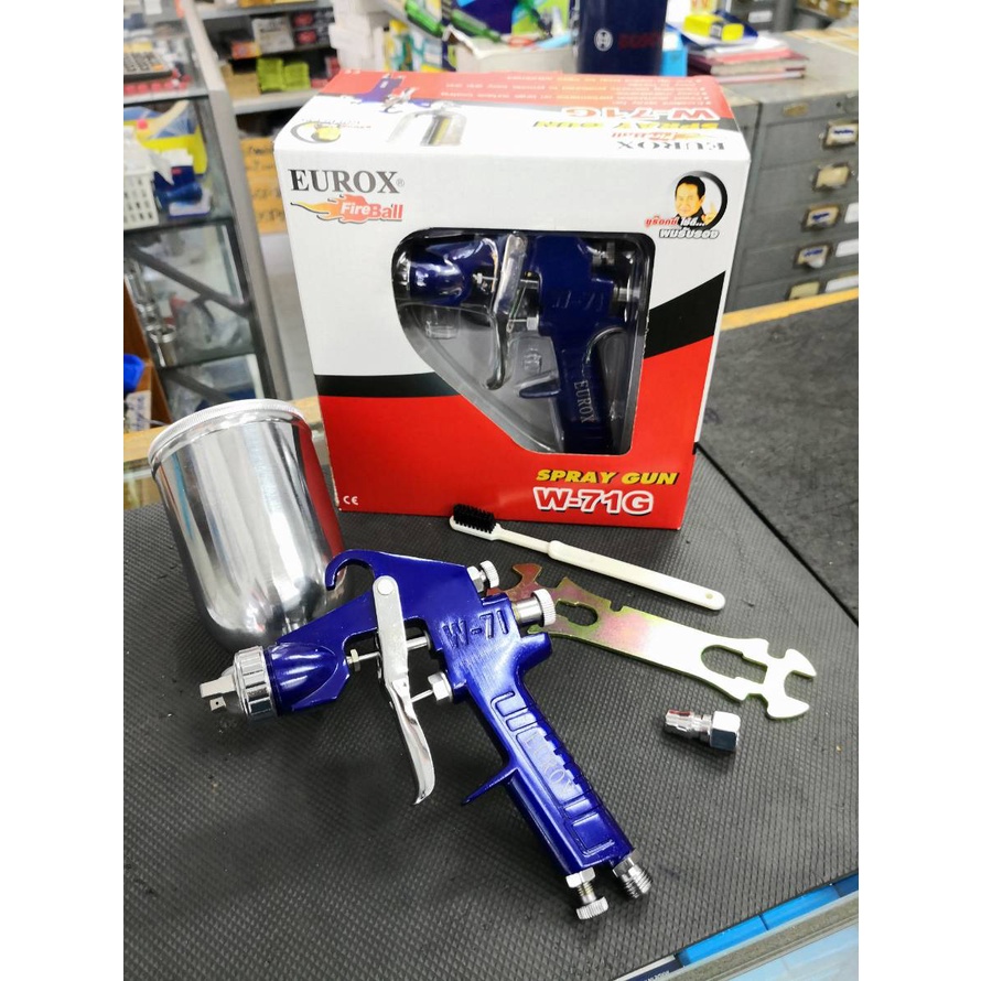 กาพ่นสี (กาบน) รุ่น W-71G-EU ขนาด 400cc 3 บาร์ EUROX KING สินค้าเเท้รัประกันจากผู้เเทนจำหน่าย ...