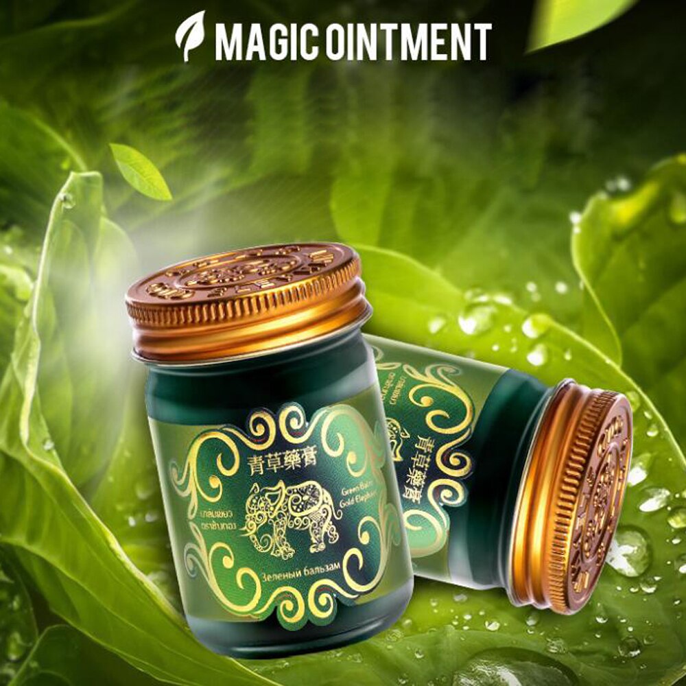 30g Gold Elephant Balm หญ้ากล้ามเนื้อบรรเทาอาการปวด Soothe Itch ...