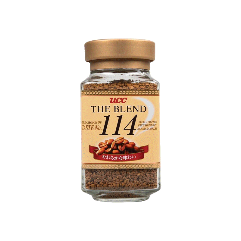 UCC The Blend no. 114 (Soft & Mild) 90 g. (Instant coffee-Freeze Dry ...