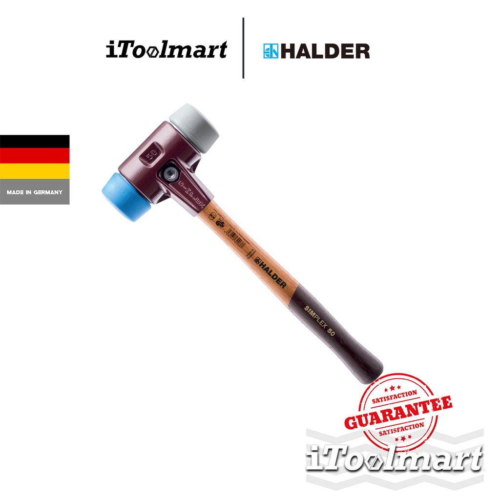 HALDER SIMPLEX 3013.060 ค้อน TPE-mid/TPE-soft 60 มม. | Shopee Thailand