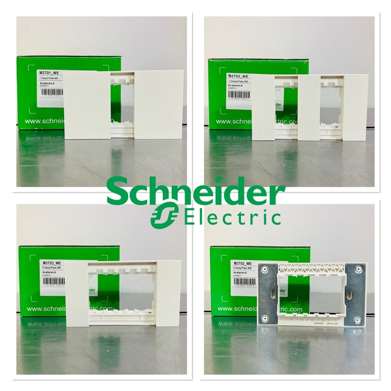Schneider AvatarOn A ฝา 1 2 3 ช่อง รุ่น M3T01_WE M3T02_WE M3T03_WE ...