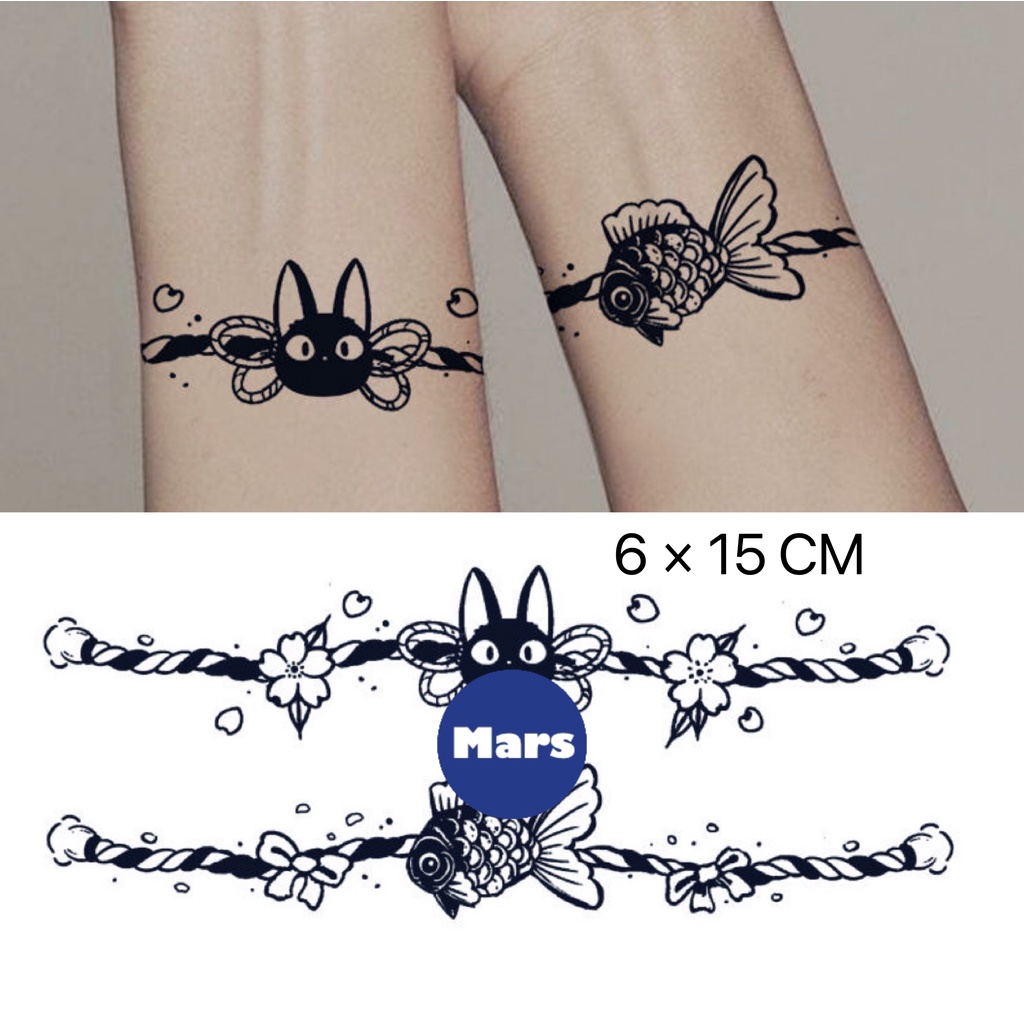 【Mars Tattoo】ใหม่ สติกเกอร์รอยสักชั่วคราว กึ่งถาวร ลายดอกไม้ 2 สัปดาห์ ...