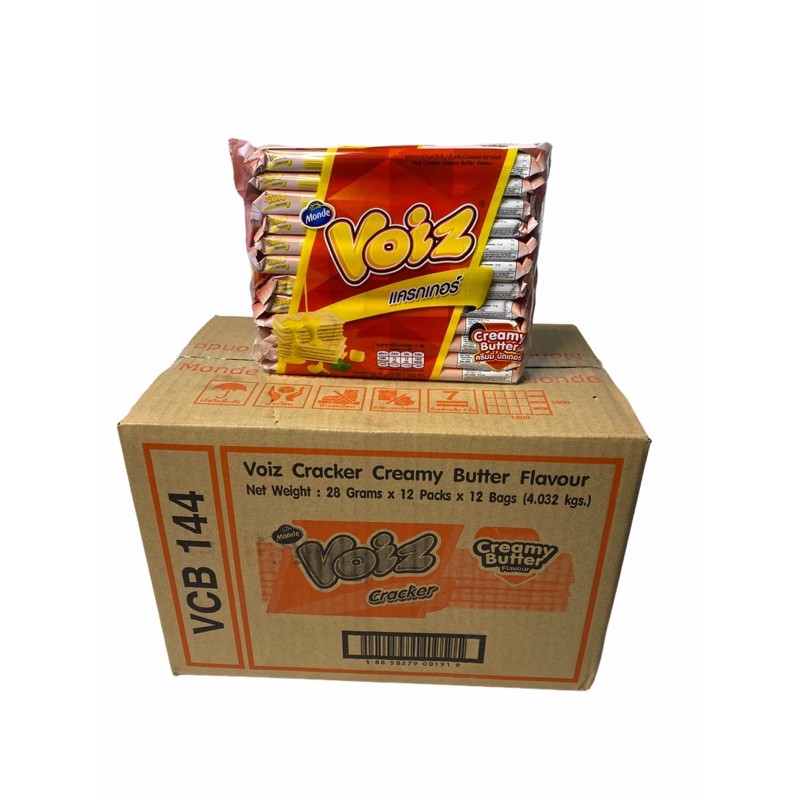 VOIZ Cracker,Creamy Butter,Chocolate ,Waffle 28g23g กดเลือกรสชาติที่ ...