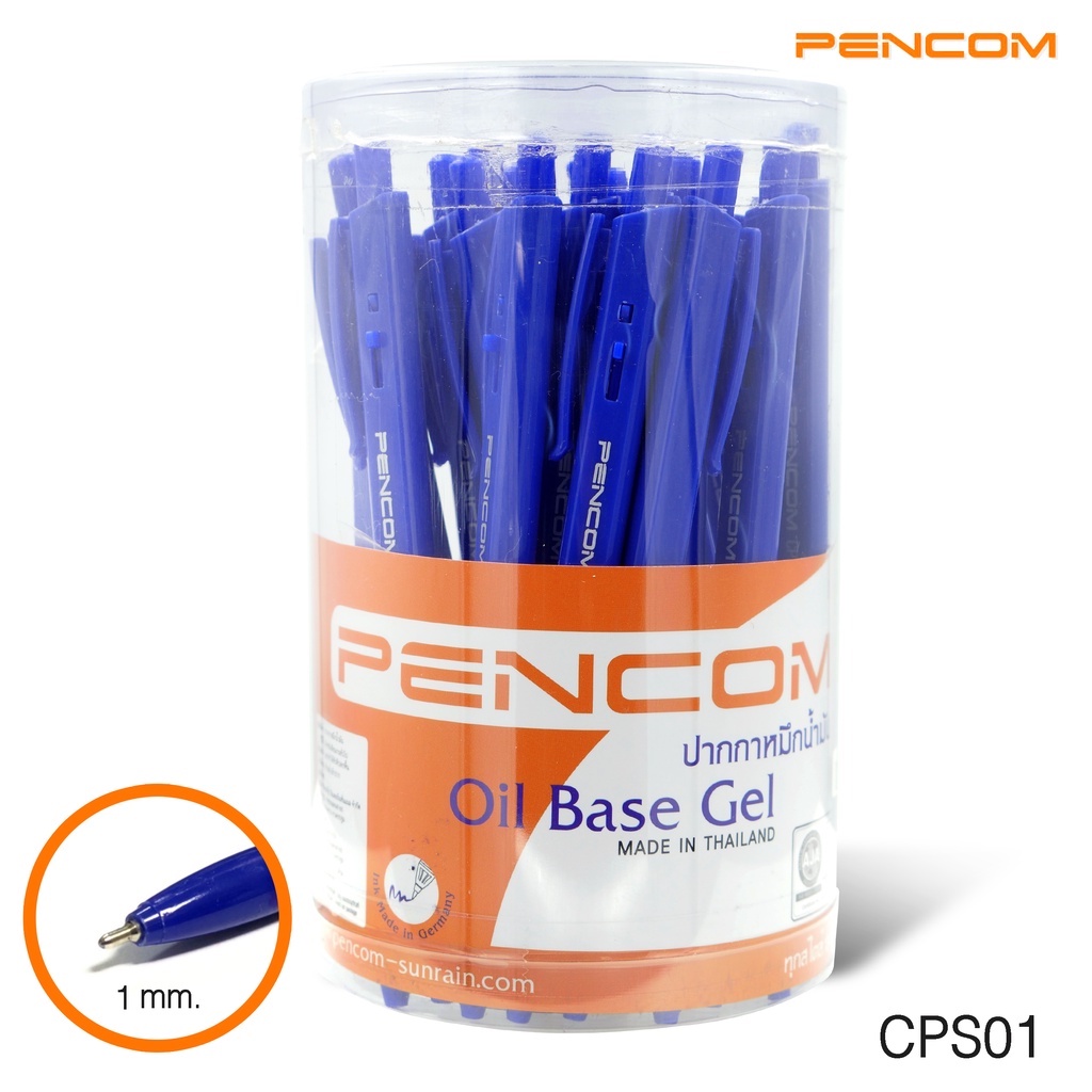 Pencom CPS01 หัวปากกา 1.0 MM. ปากกาหมึกน้ำมันแบบกด(รับใบเสร็จรบกวนแจ้งในหมายเหตุ) | Shopee Thailand