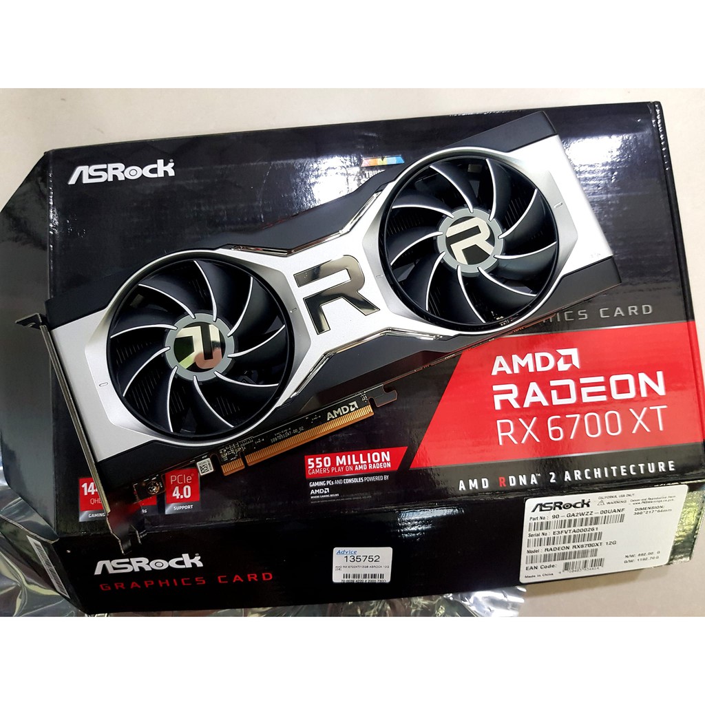 ASROCK RX 6700 XT 12GB | Shopee Thailand