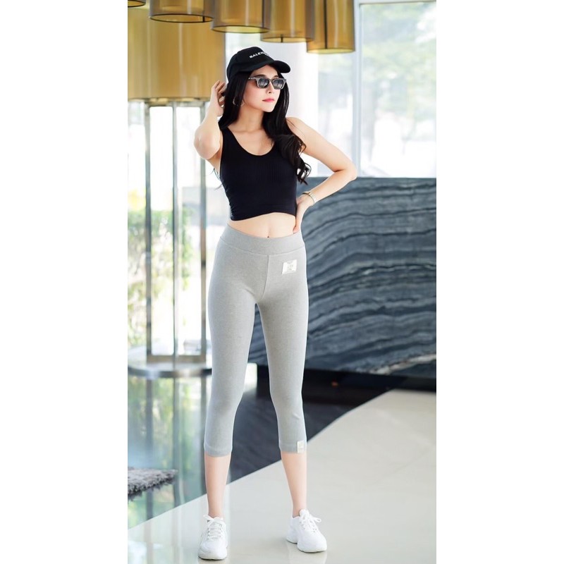 praw&parew ขายาวเลกกิ้งลายแมว สีเทาอ่อน | Shopee Thailand