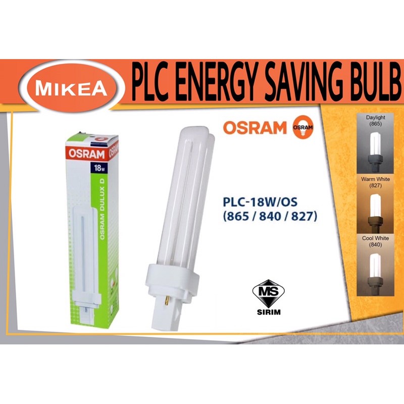 Osram Dulux D หลอดไฟ PLC 18W | Shopee Thailand