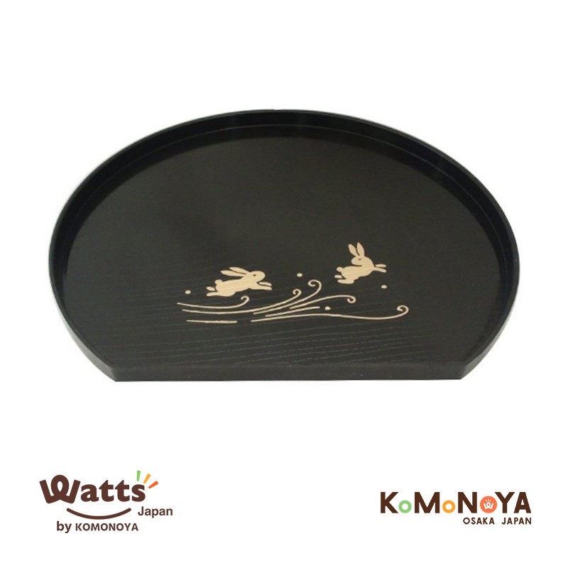 Komonoya ถาดญี่ปุ่นครึ่งวงกลม กระต่าย | Shopee Thailand