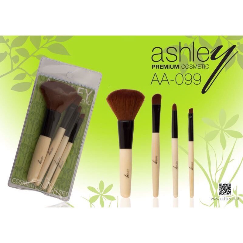 ชุดแปรง 4 ชิ้น ASHLEY #AA-099 | Shopee Thailand