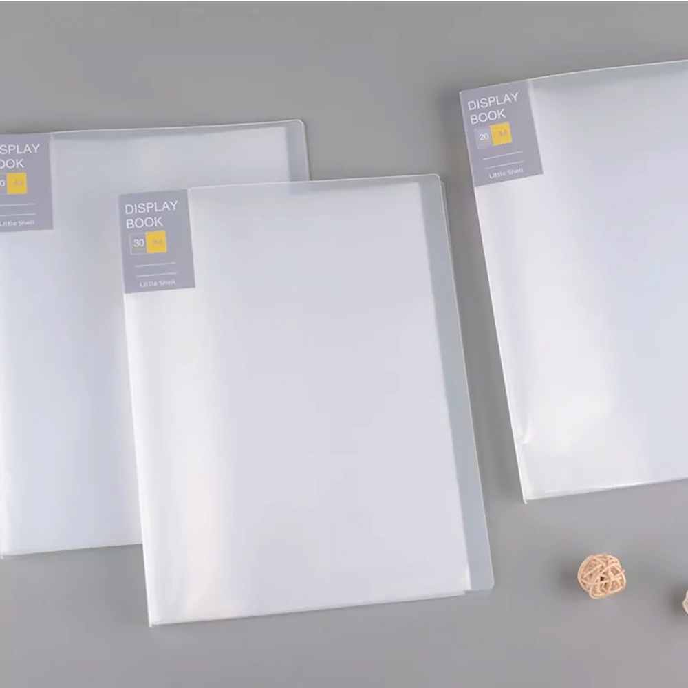 แฟ้มโชว์เอกสาร แฟ้มมีไส้ A4 Little Shell รุ่น 819 ( 20,30,40,60 ซอง ...