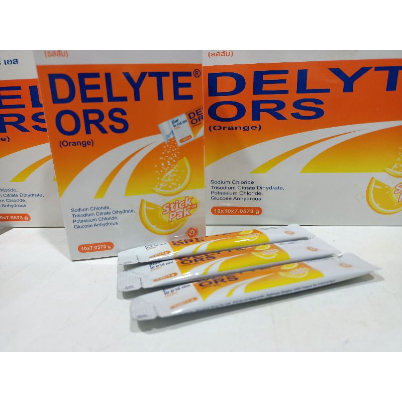 ยาสามัญประจำบ้าน เกลือแร่ผง DELYTE ORS สำหรับการสูญเสียน้ำ | Shopee ...