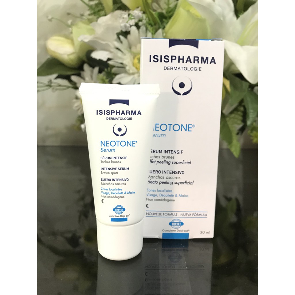 NEW FORMULA ISIS PHARMA NEOTONE DEPIGMENTING SERUM ANTI PIGMENTATION ...