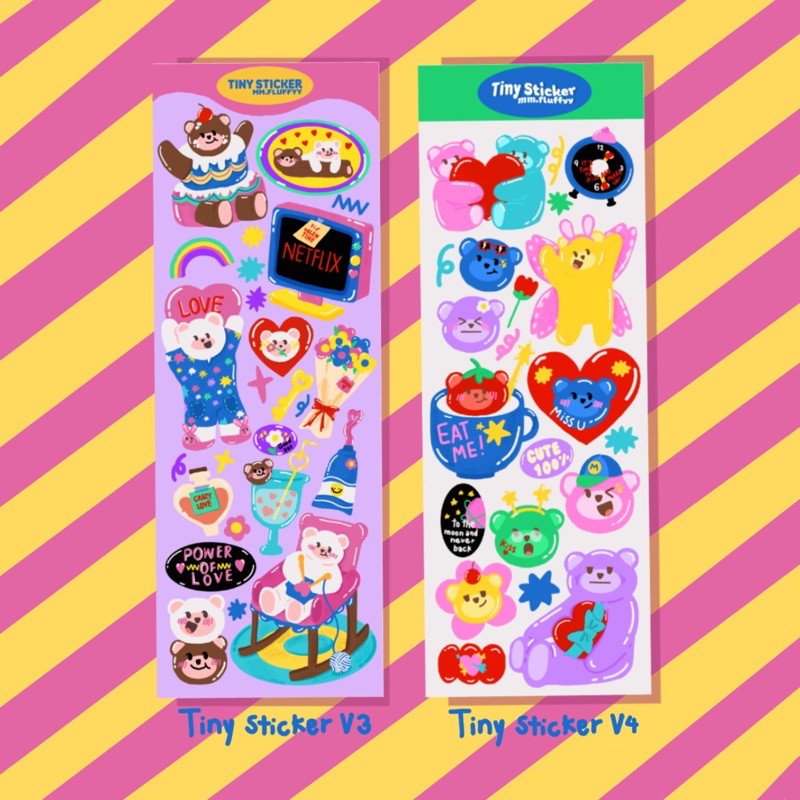 Tiny Sticker สติ้กเกอร์ชิ้นเล็ก | Shopee Thailand