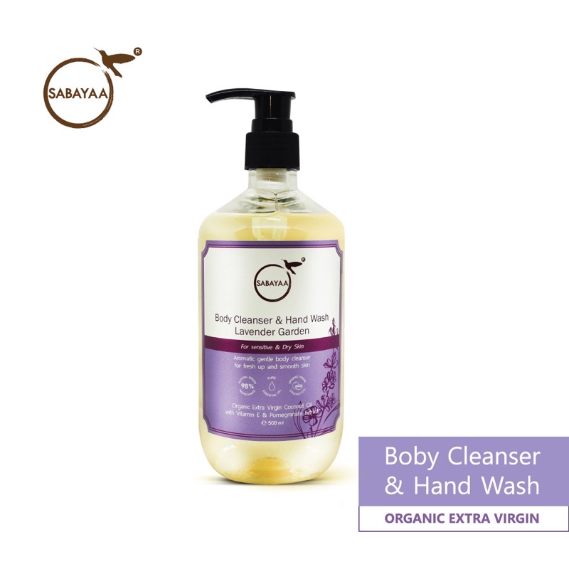 SABAYAA (1ขวด/500ml) สบาย่า เจลอาบน้ำ / โลชั่น กลิ่น กุหลาบ/ มะลิ/ เปปเปอร์มิ้นท์/ ลาเวนเดอร์ ...