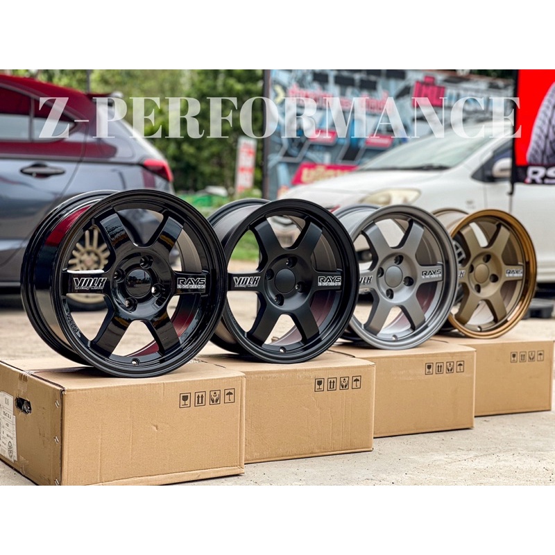 ล้อ TE37 ขอบ15” กว้าง7 offset35 4รู100 แม็กใหม่ พร้อมส่ง (ราคา4วง) | Shopee Thailand