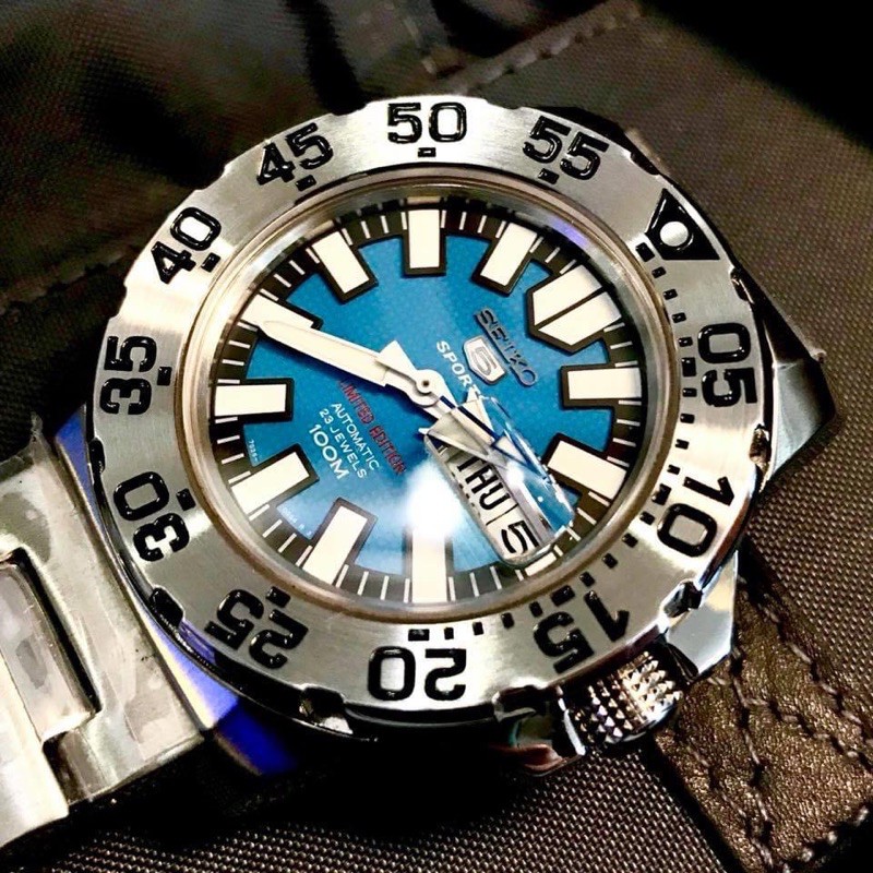 234/999 SEIKO Mini Monster Limited Edition (NOS) SNZH47 หน้าฟ้า #ของหา ...