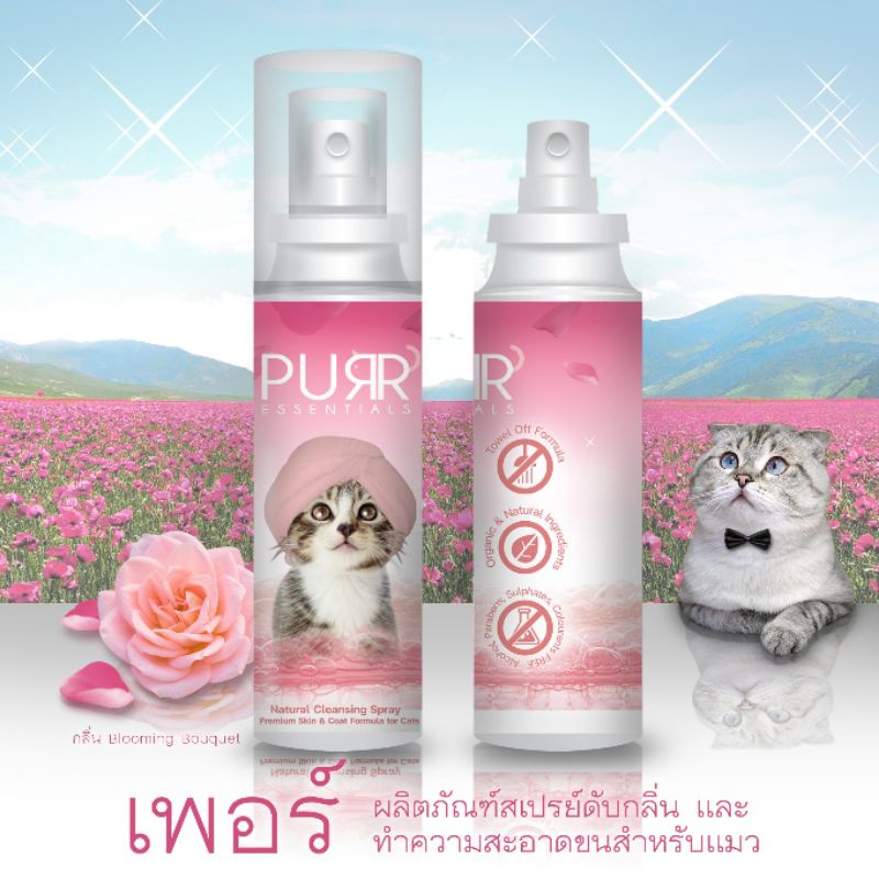PURR Natural Cleansing Spray | Shopee Thailand