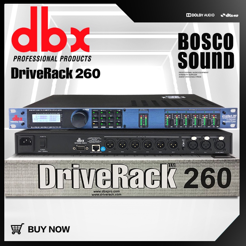 DBXครอส Driverack 260 พร้อมตั้งค่าใช้งานได้ทันที | Shopee Thailand