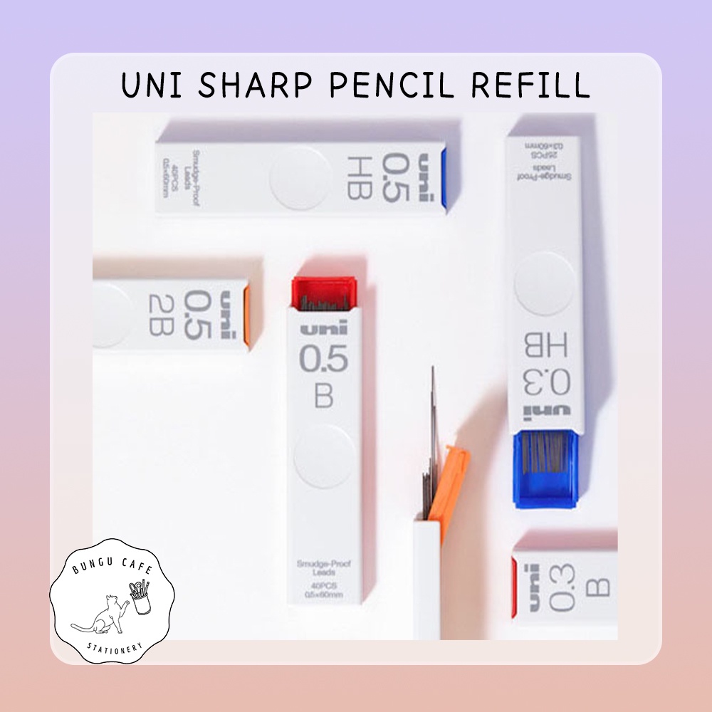 Uni Pencil Sharp Refill 0.3mm., 0.5mm // ยูนิ ไส้ดินสอ ขนาด 0.3มม. และ ...