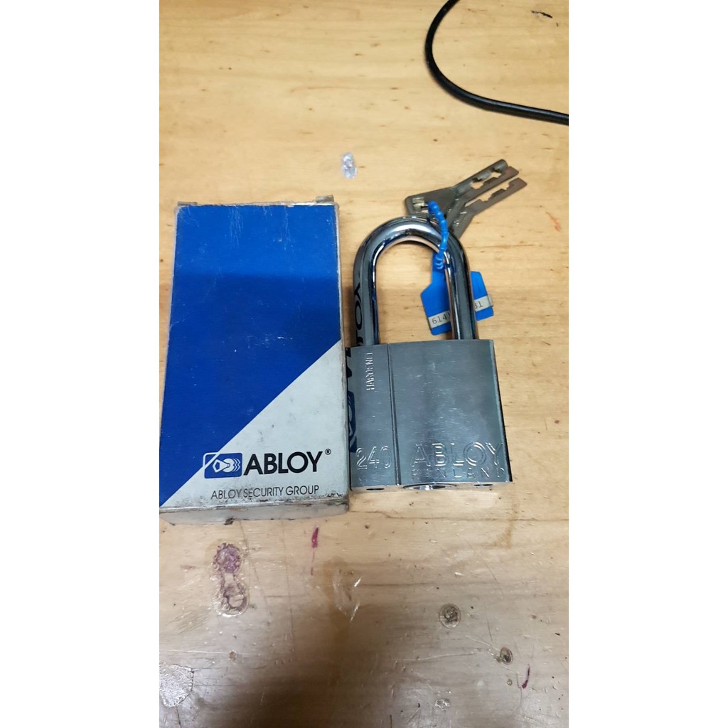กุญแจ abloy made in finland อายุไม่ต่ำกว่า 50ปี ขนาด 48mm. คอยาว รุ่น ...