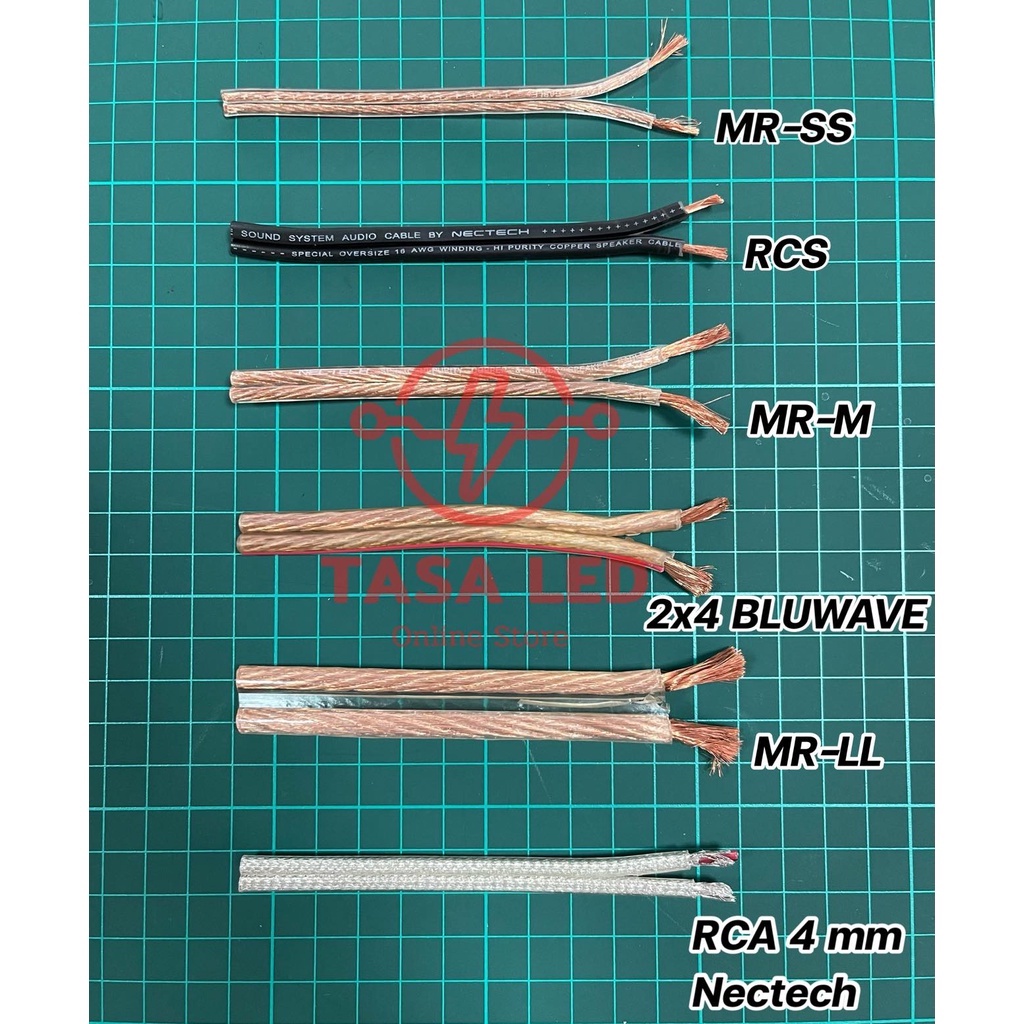 สายลำโพงทองแดงแท้ Nectech แบ่งขายเป็นเมตร ทองแดง 100% ราคาต่อ 1 เมตร ทองแดงแท้ | Shopee Thailand