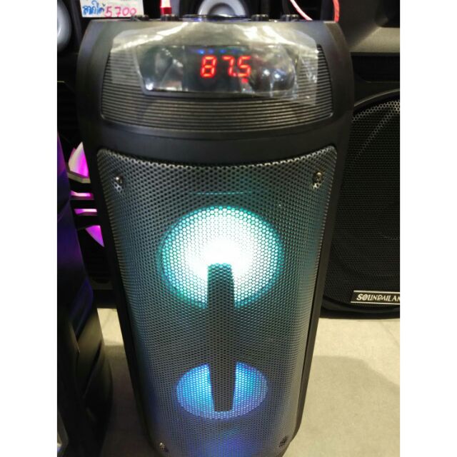 ลำโพงบลูทูธ รุ่น KTS-1199 ดอก8 นิ้ว กำลังขับ 30W×2 เบสแน่นฟรีไมค์ รีโมท ลำโพงคาราโอเกะเสียงเบส ...