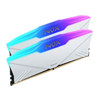 16GB (8x2) DDR4 3200MHz RAM PC (แรมพีซี) APACER NOX RGB WHITE CL16 ...