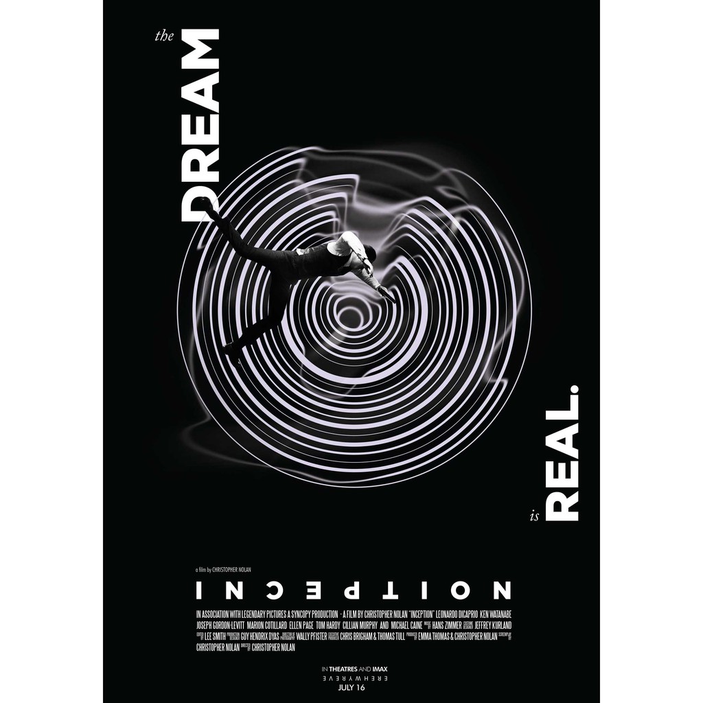 โปสเตอร์หนัง Inception จิตพิฆาตโลก โปสเตอร์ Poster รูปภาพ ภาพติดผนัง ...