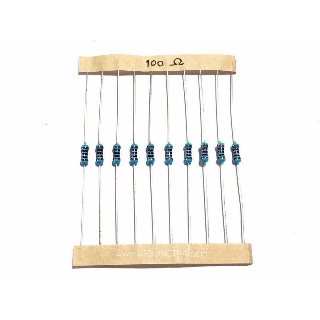 Resistor 100 Ohm 1/4W ตัวต้านทาน 100โอห์ม 1/4วัตต์ | Shopee Thailand