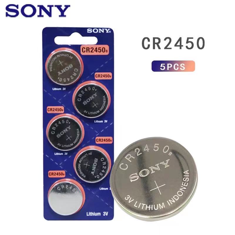 ถ่าน Sony CR2450 Lithium 3V แท้100% สำหรับ รีโมท BMW 1แพค 5ก้อน ...
