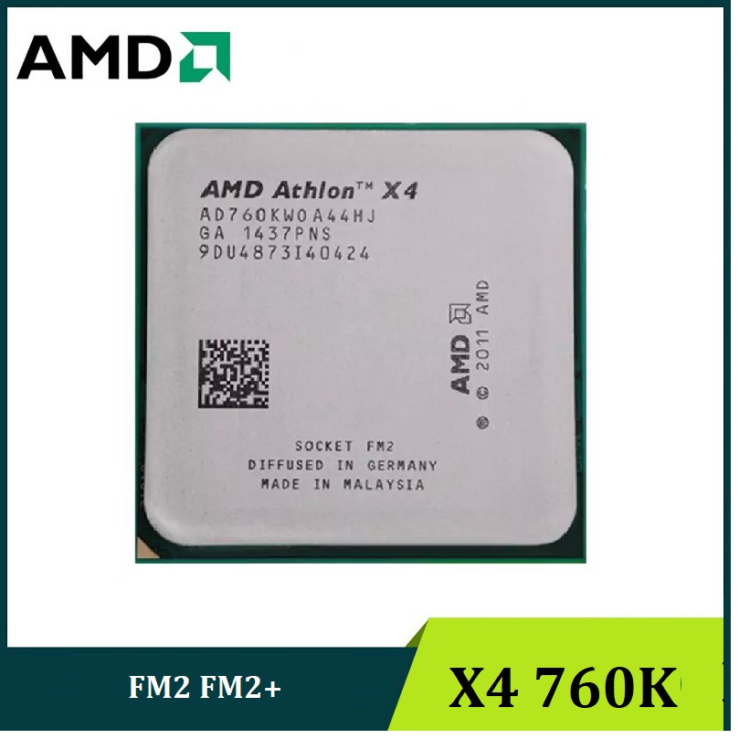 โปรเซสเซอร์ Amd AthlonTM X4 760K 3.8 GHz Quad Cores FM2 | Shopee Thailand