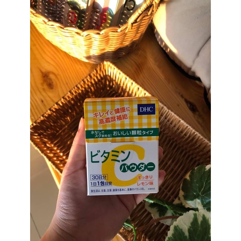 Dhc vitamin C powder lemon 1500 mg ชนิดผง แบบซอง บรรจุ 30 ซอง | Shopee ...