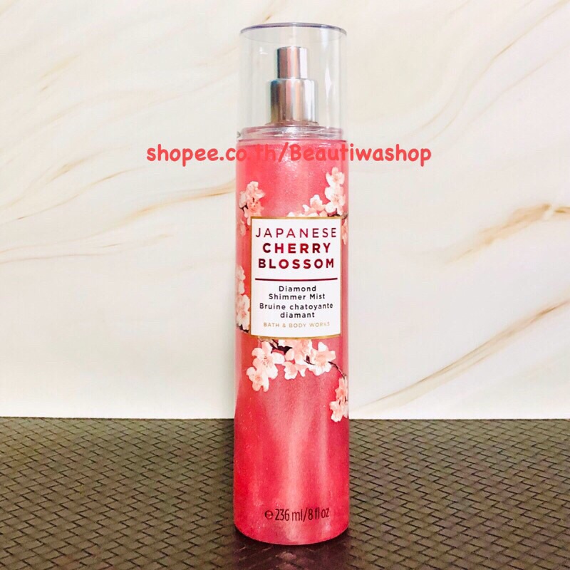 Bath And Body Works : JAPANESE CHERRY BLOSSOM Signature Collection Fine Fragrance Mistฉีดหลัง ...