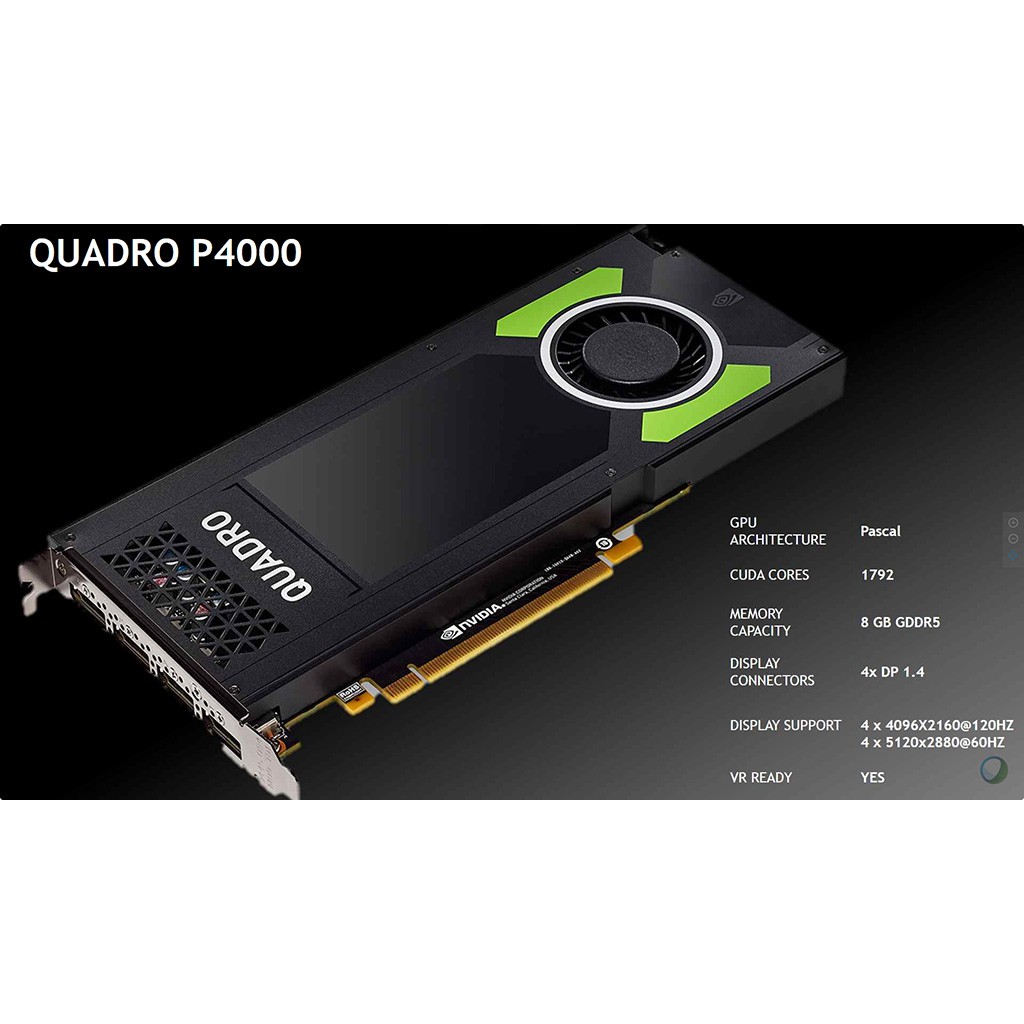 Gigabyte NVIDIA Quadro P4000 8GB DDR5 (VCQP4000-PB) | Shopee Thailand