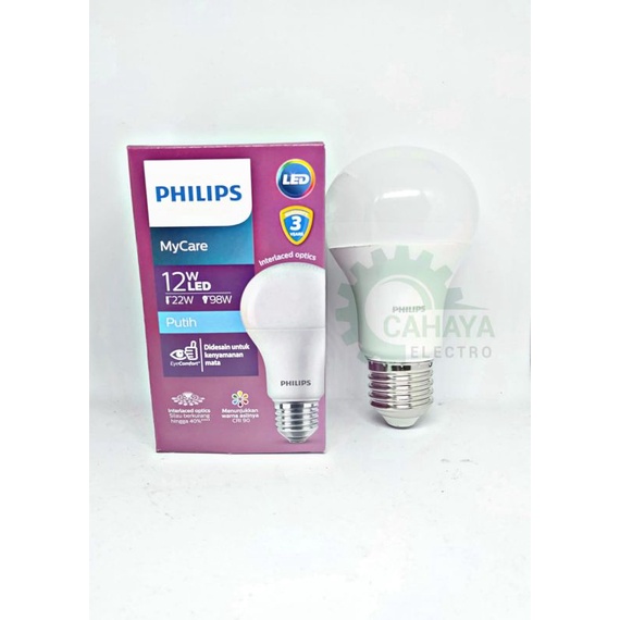 Cahaya PUTIH Philips LED Lamp 12w 12 วัตต์ 12 วัตต์ / หลอดไฟ LED / แสง ...