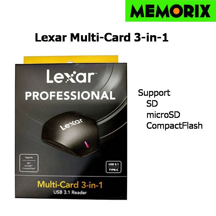 ถูกที่สุด ของแท้ Original Lexar Professional Multi-Card 3-in-1 USB 3.1 ...