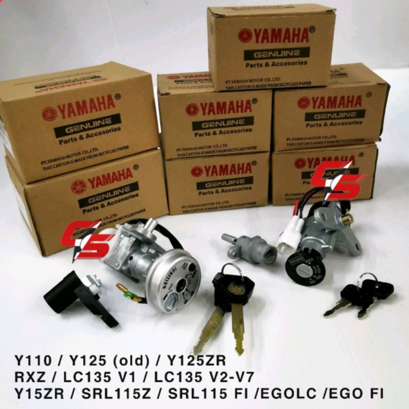 Yamaha Y110 Y125 Y125ZR SRL115Z SRL115 FI EGOLC EGOS FI Y15ZR RXZ LC135 คีย์สวิทช์หลัก Kunci ...