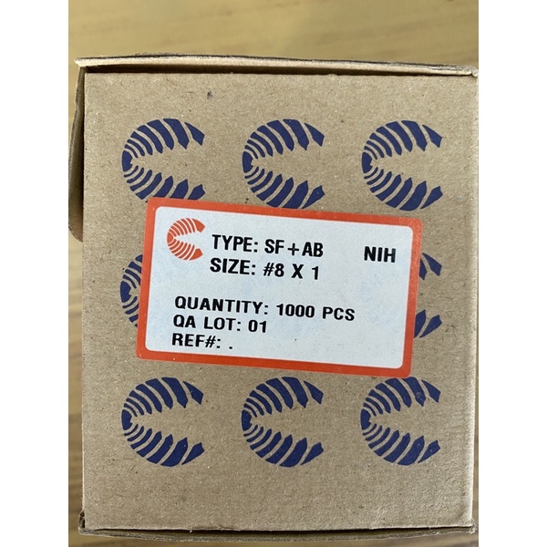 สกรูเกลียวปล่อยไม้ F8 X 1” 1000 ตัว Shopee Thailand