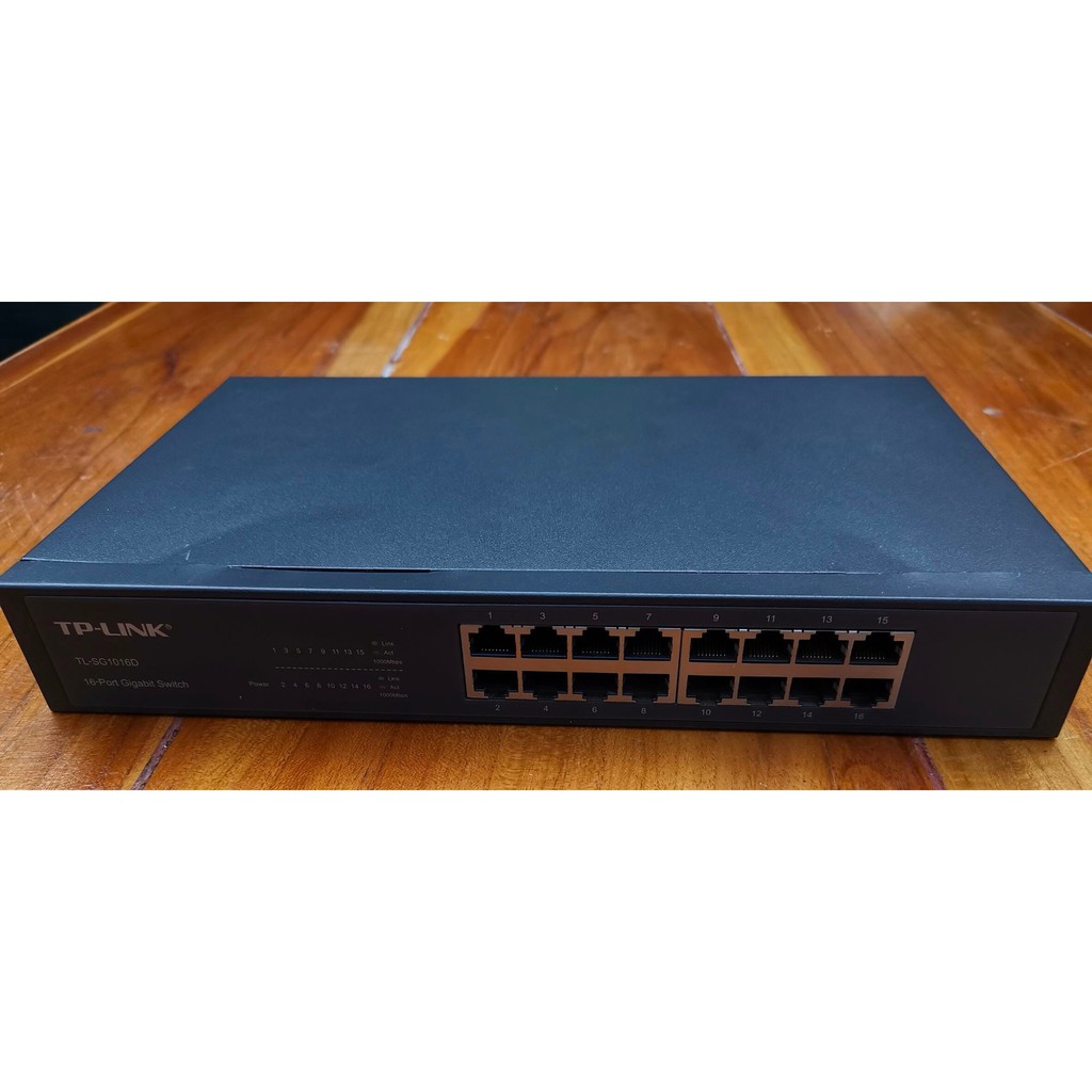 TP-LINK NETWORK SWITCH HUB 16 PORTS รุ่น TL-SG1016D Gigabit สวิตซ์ ฮับ ...