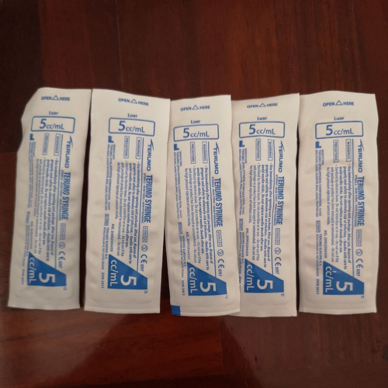 ไซริงค์ 5 ml 5 อัน พร้อมส่ง Terumo 5ml x5 | Shopee Thailand