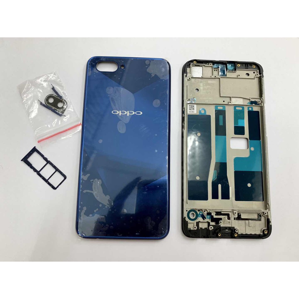 Bodyชุด oppo A3S /CPH1803 ฝาหลัง+เคสกลาง+ถากซิม (แถมไขควงชุด) | Shopee ...